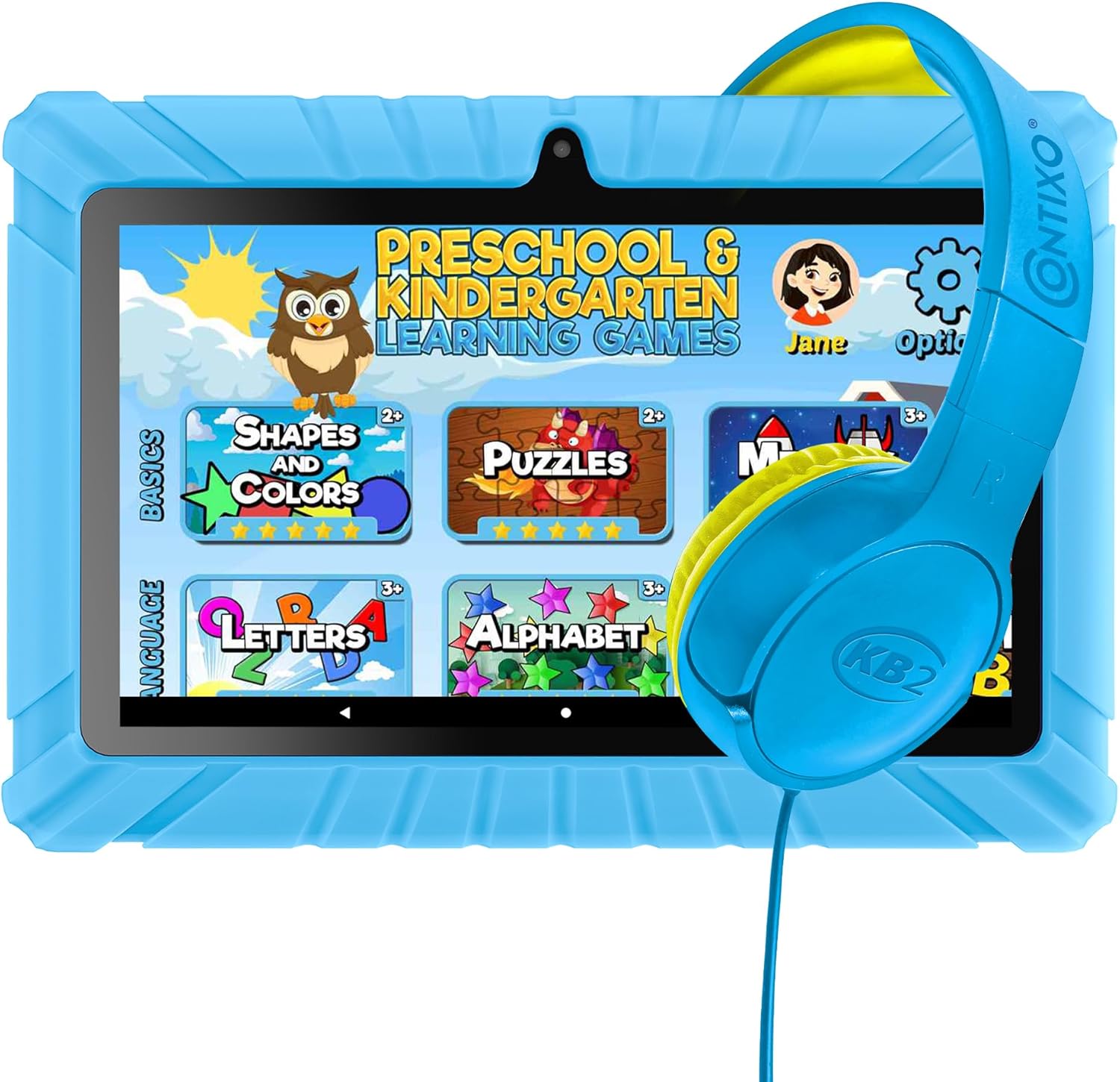 Amazon.com : Contixo Kids Tablet Bundle - Kids Tablets and Headphones ...