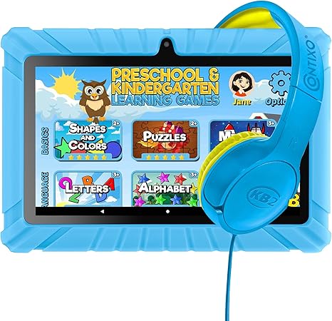 Amazon.com : Contixo Kids Tablet Bundle - Kids Tablets and Headphones ...