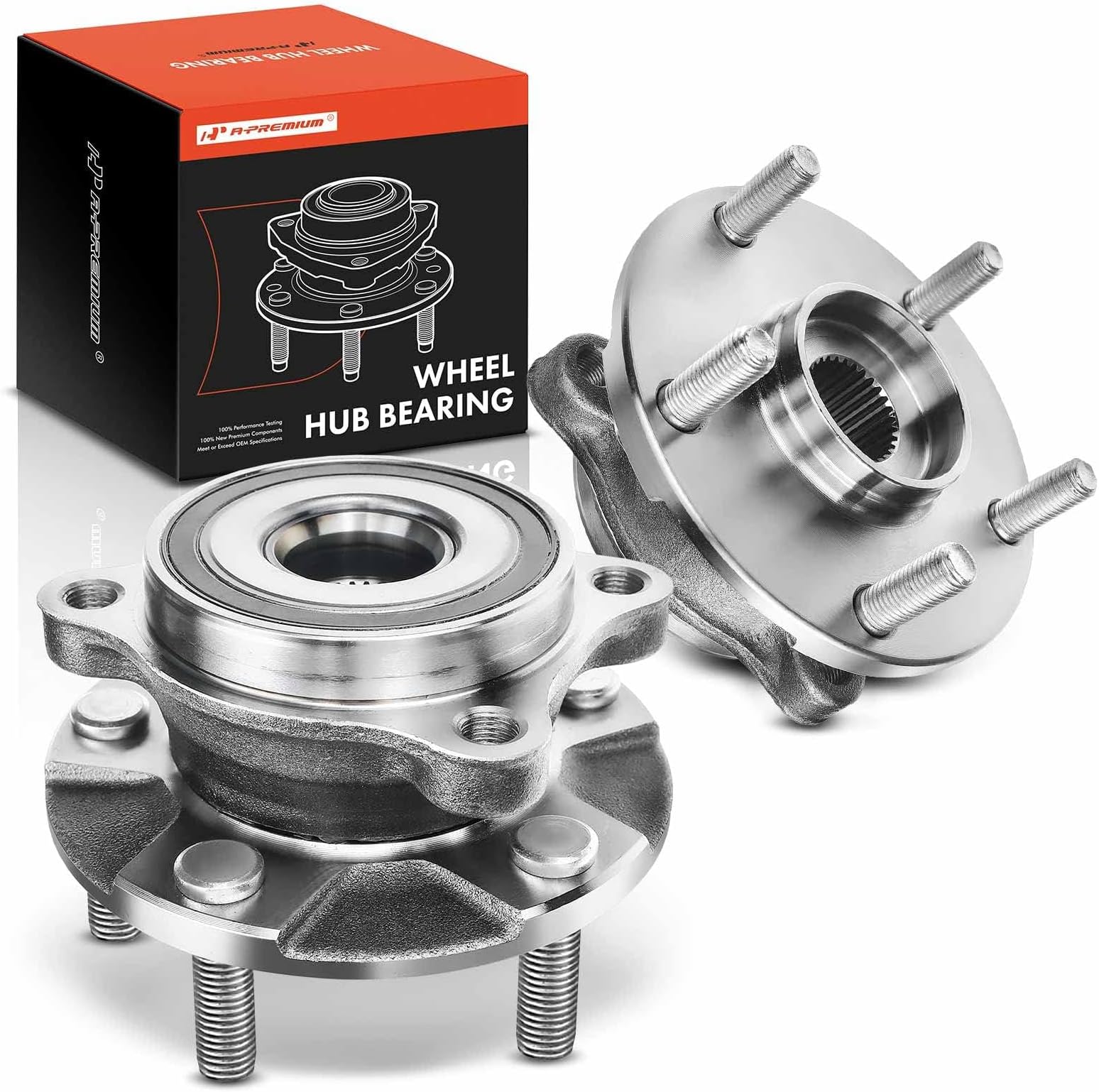 Amazon.com: KUSATEC 513257 Front Wheel Bearing and Hub Assembly ...