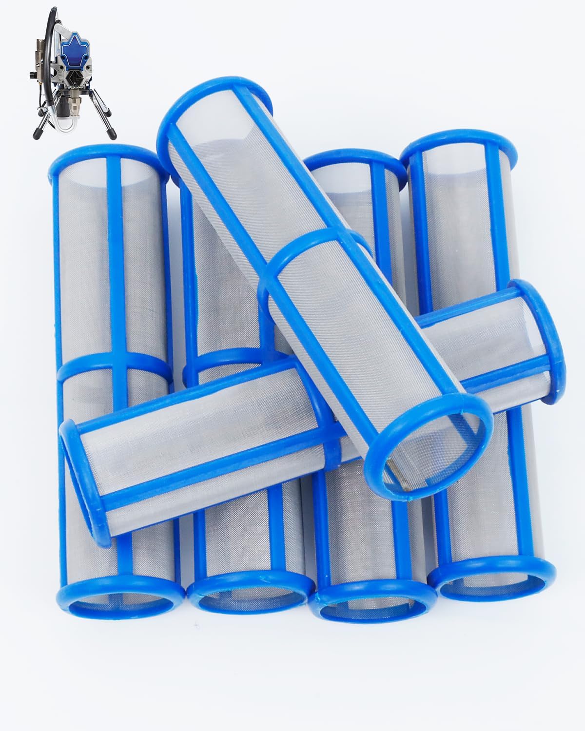 6-Pack 243081 100 Mesh Manifold Filter - Compatible with Graco Airless ...