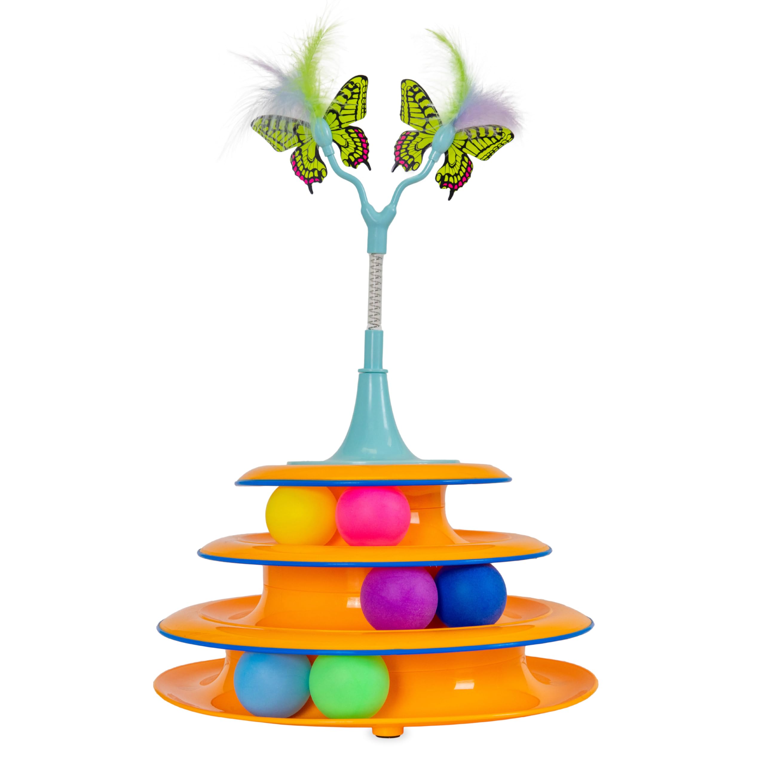 Snapklik.com : Catstages 2-in-1 Bouncy Flutter Bug Spring Cat Toy ...