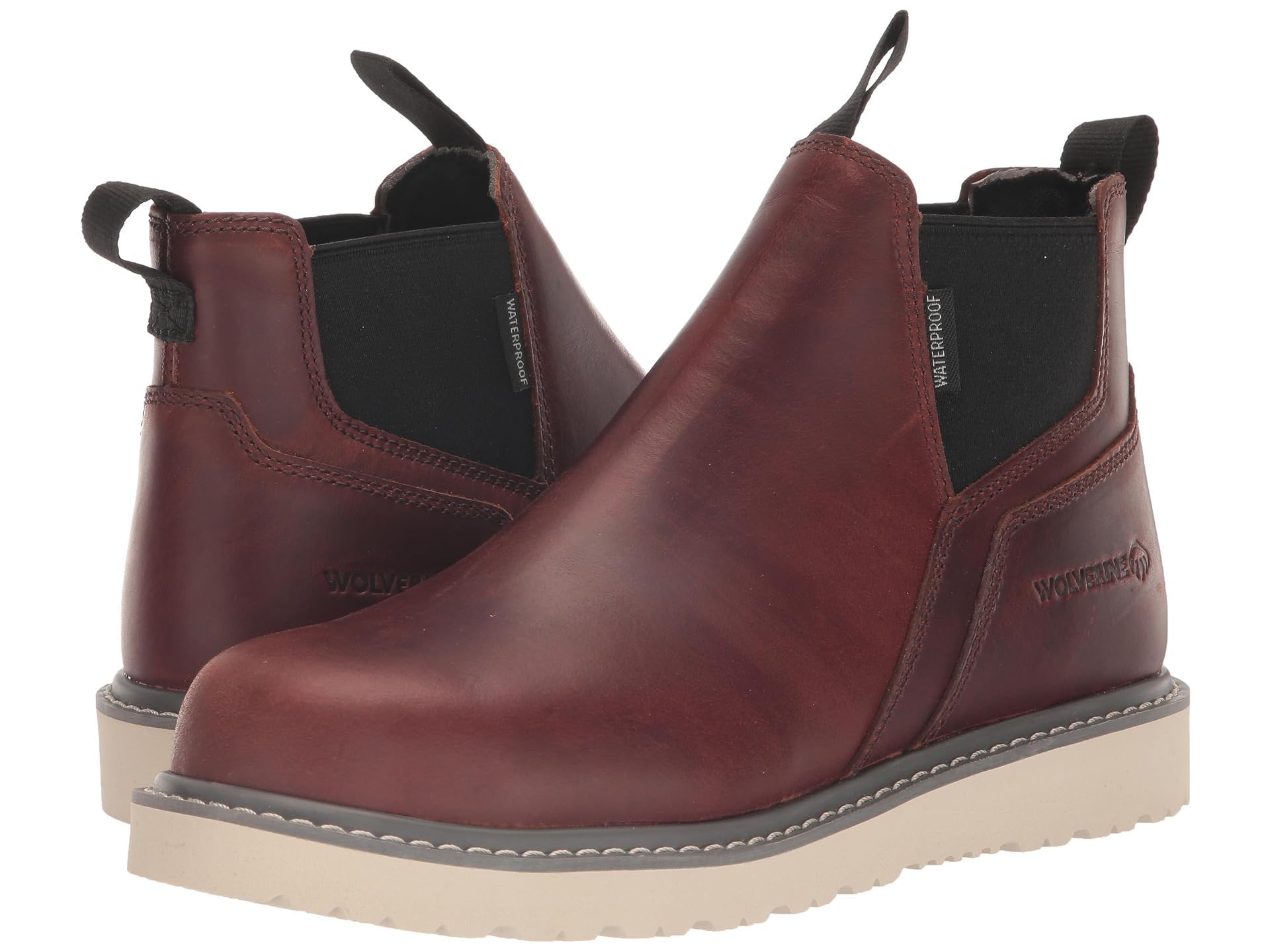 Snapklik.com : Wolverine Mens Trade Wedge Waterproof Steel Toe Romeo ...