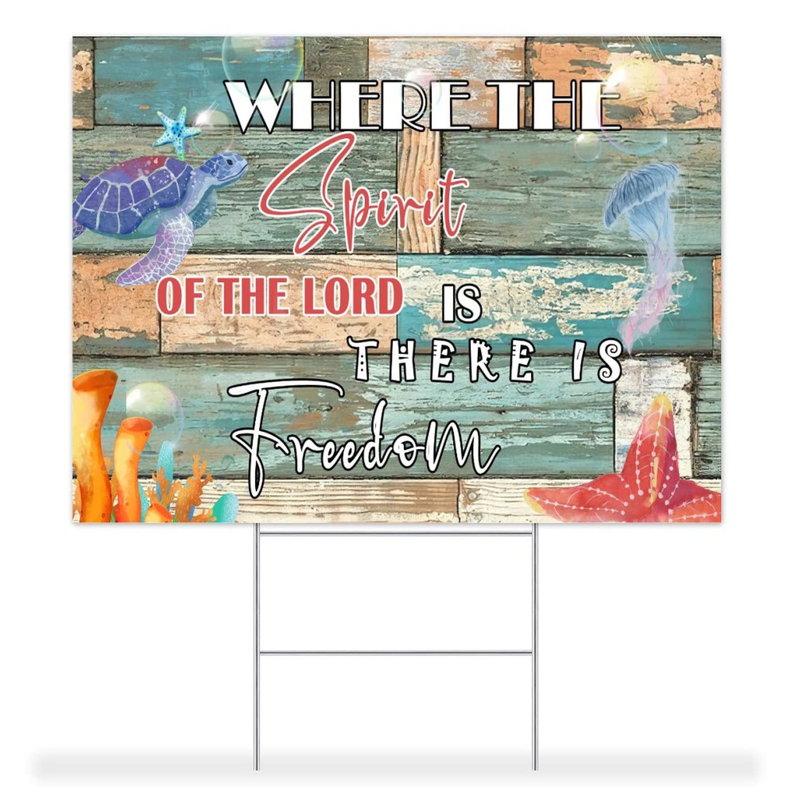 Spiritual Plastic Outside House Signs