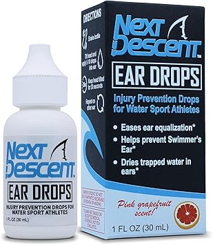 Amazon.com: Swimmers Ear Drops for Pool & Ocean Swimming | Next Descent ...