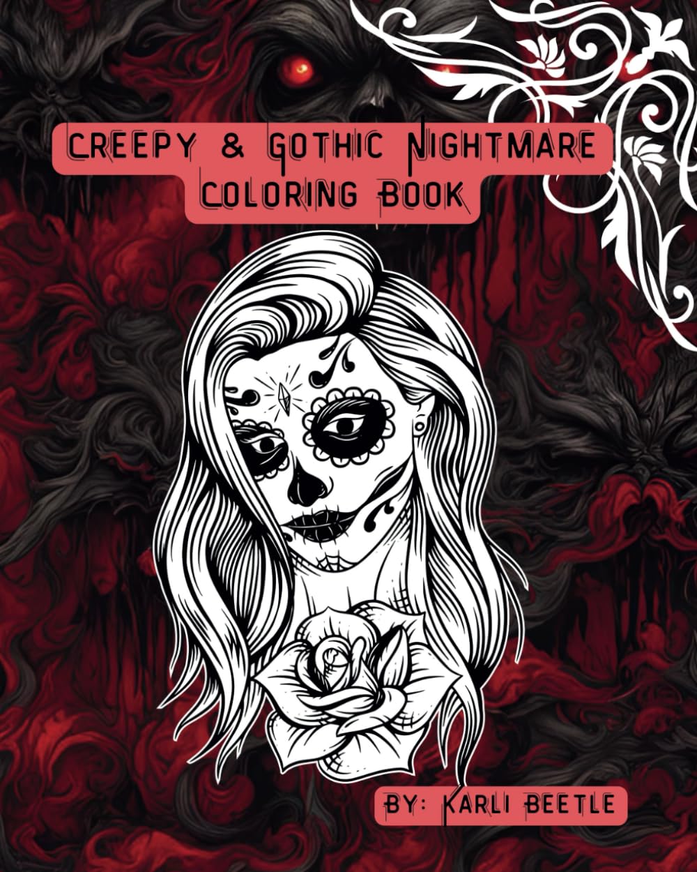 Amazon.com: Creepy & Gothic Nightmare Adult Coloring Book ...