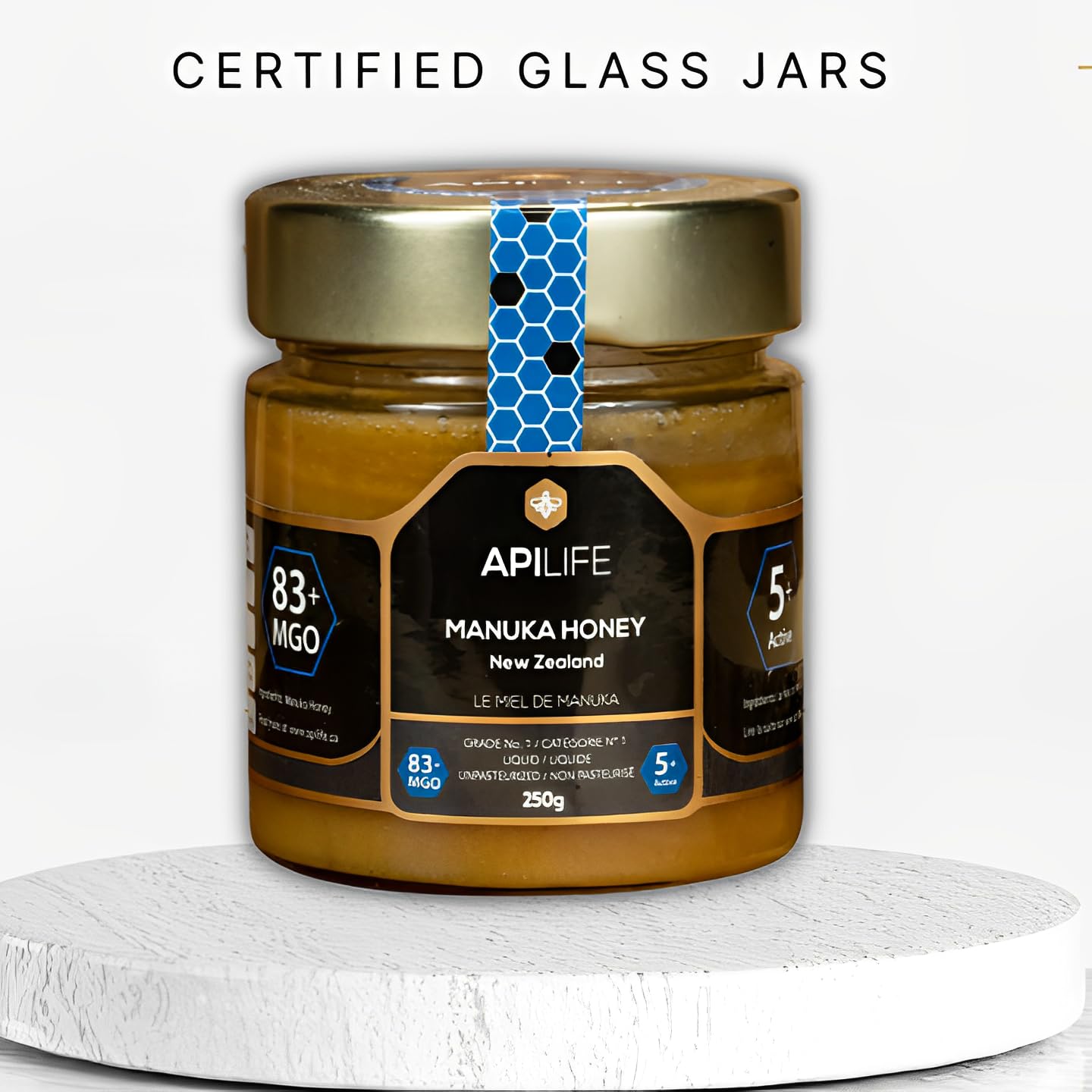 APILIFE HONEY (MANUKA 5+, 250g) – Yaxa Colombia