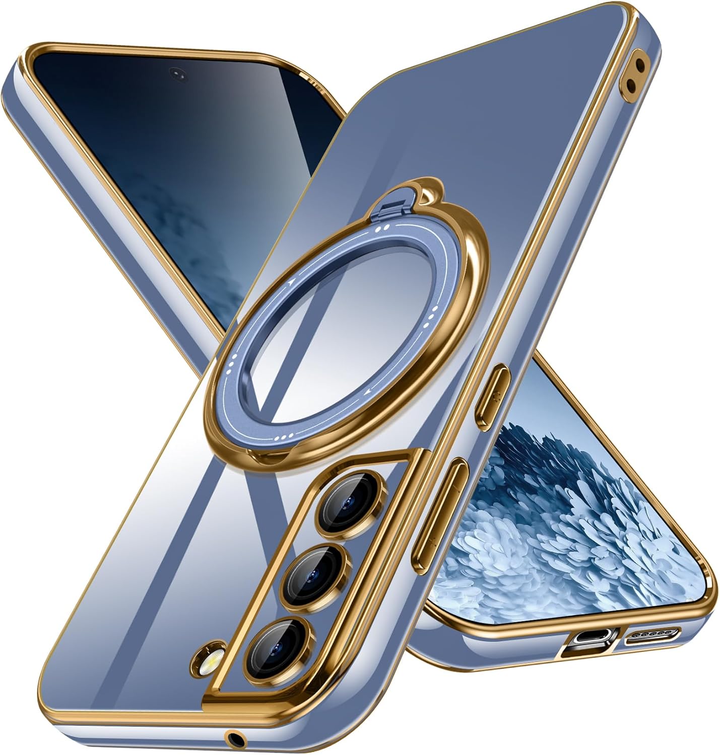 Amazon.com: JUNAUTTB for Samsung Galaxy S22 Case with Camera Lens ...