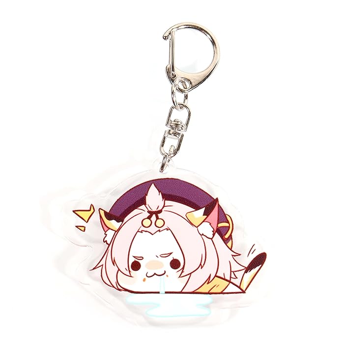 Buy HMPAIMON Genshin Impact Paimon Shocking Keychain (Diona) Online at ...