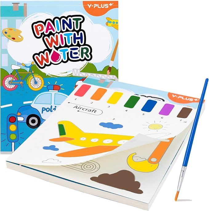 Amazon.com: YPLUS Paint with Water Books for Toddlers, Art Craft Toys ...
