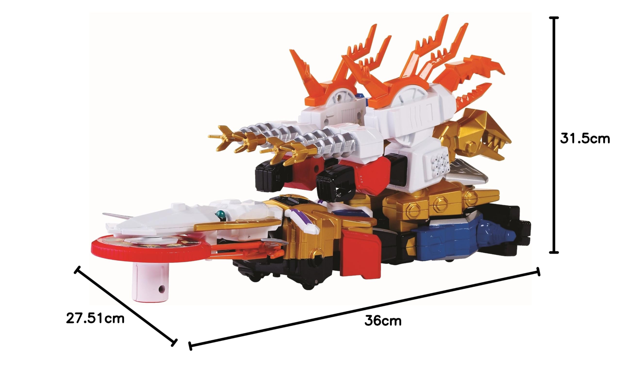 Power Rangers Samurai Tiger Drill Megazord White Tigerzord | My Life