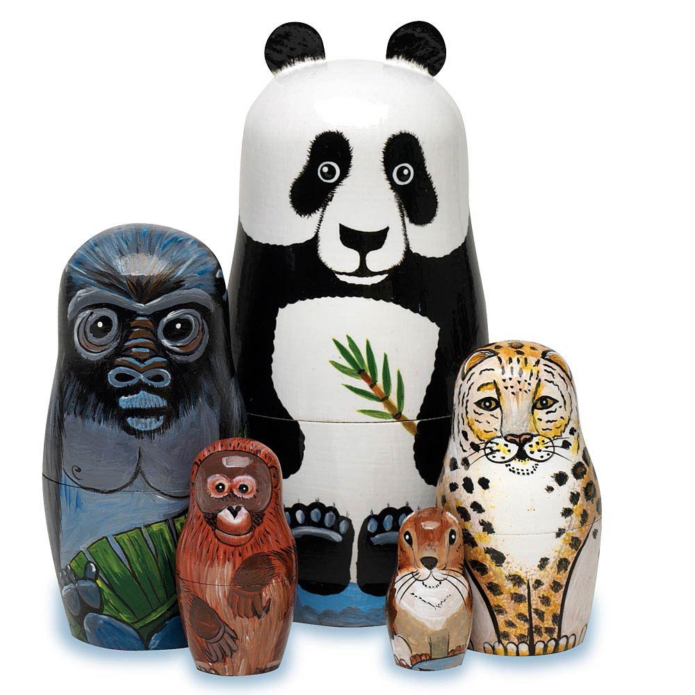 Amazon.com: Bits and Pieces - Nesting Endangered Species-Hand Painted ...