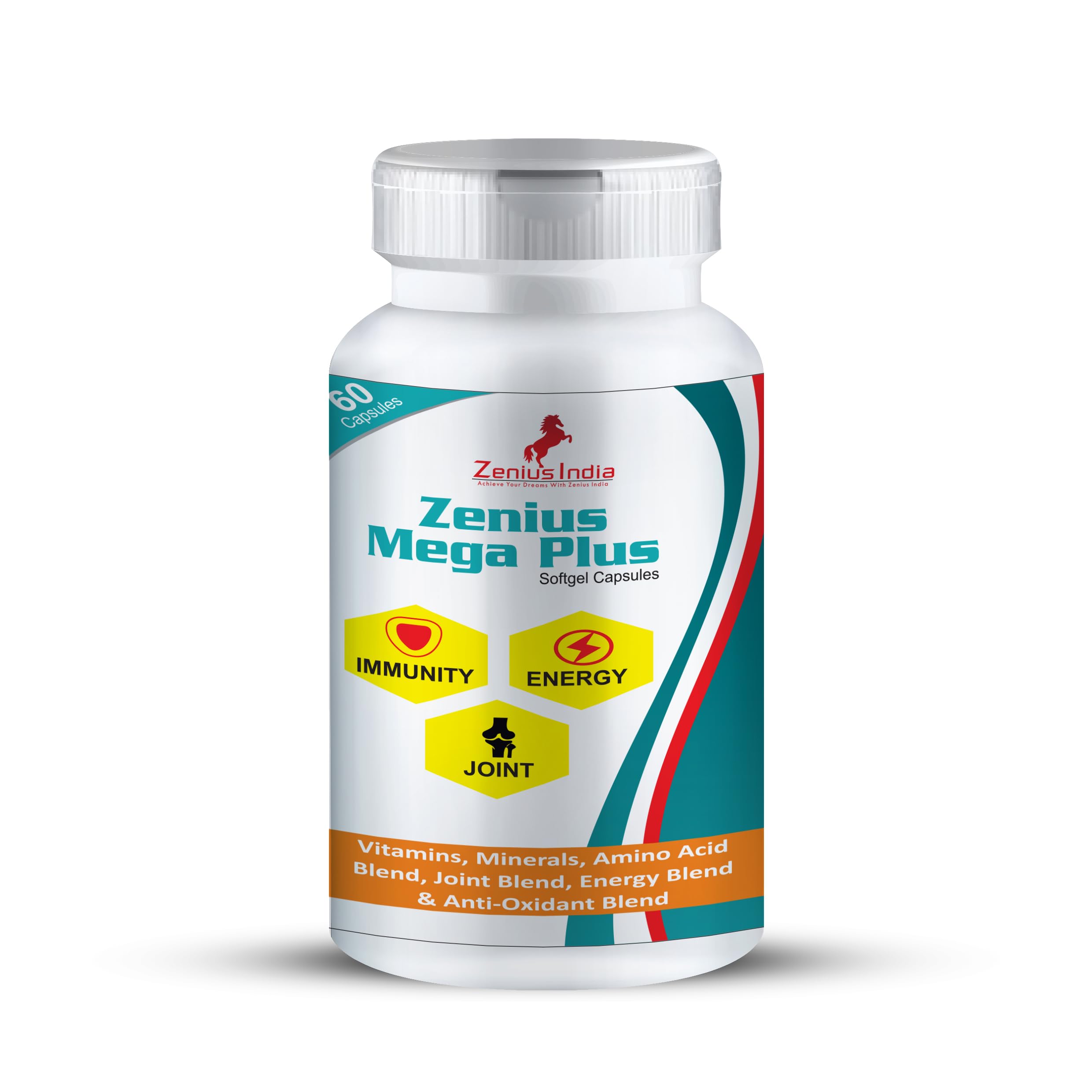 Buy Zenius Mega Plus Capsule for energy, immunity booster capsule ...