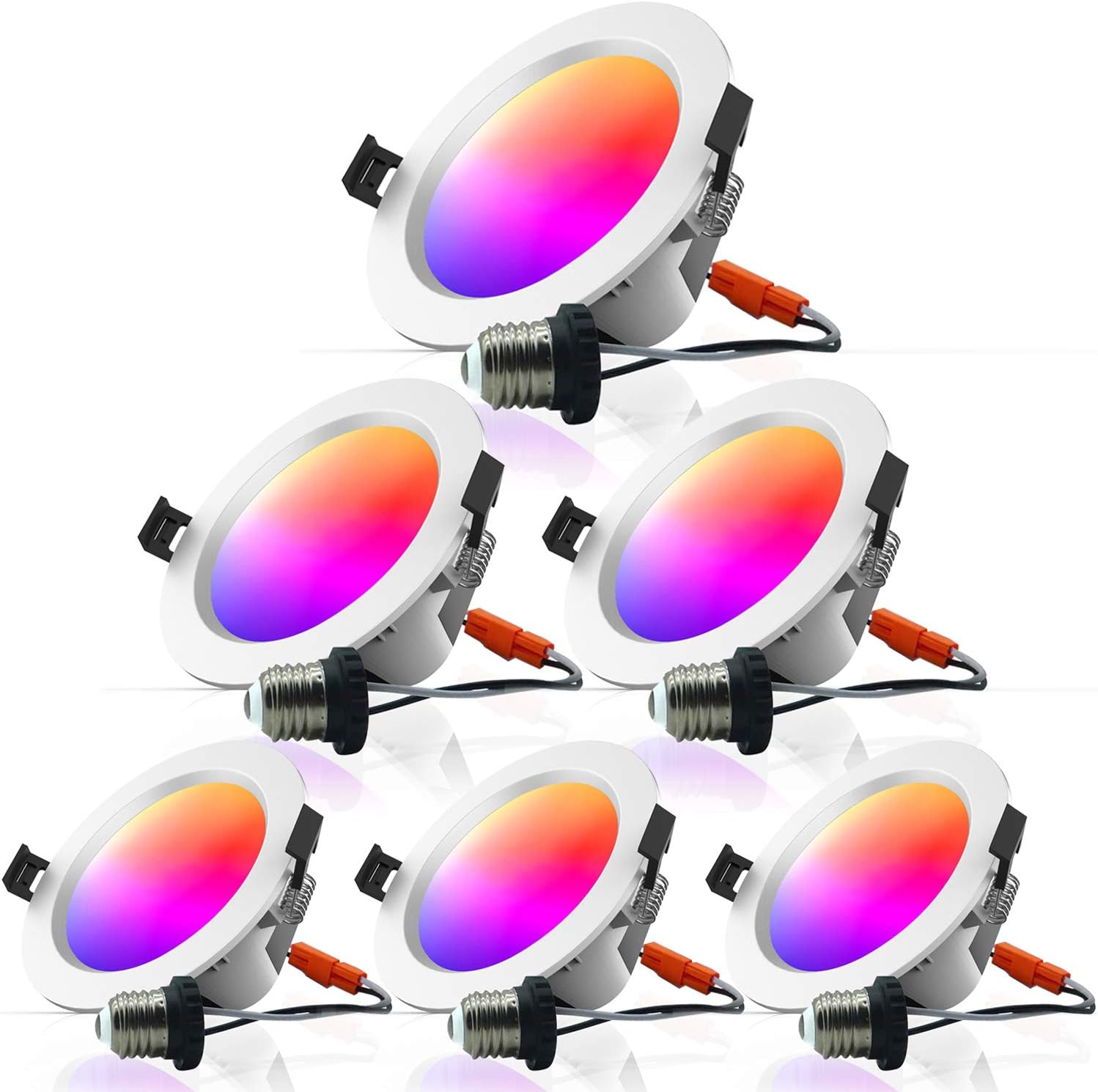 MagicLight Smart Retrofit LED Recessed 6inch 15W (100W Equivalent) Spot ...