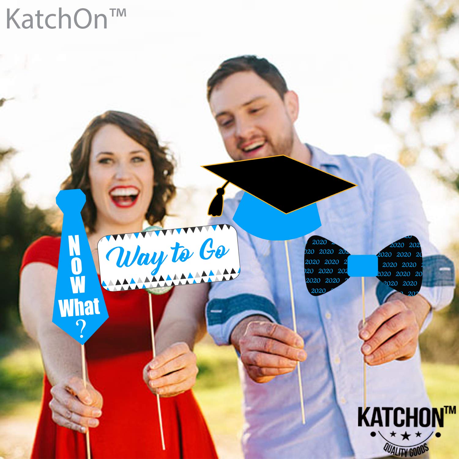 Graduation Photo Booth Props Blue - Graduation Decorations 2020 ...