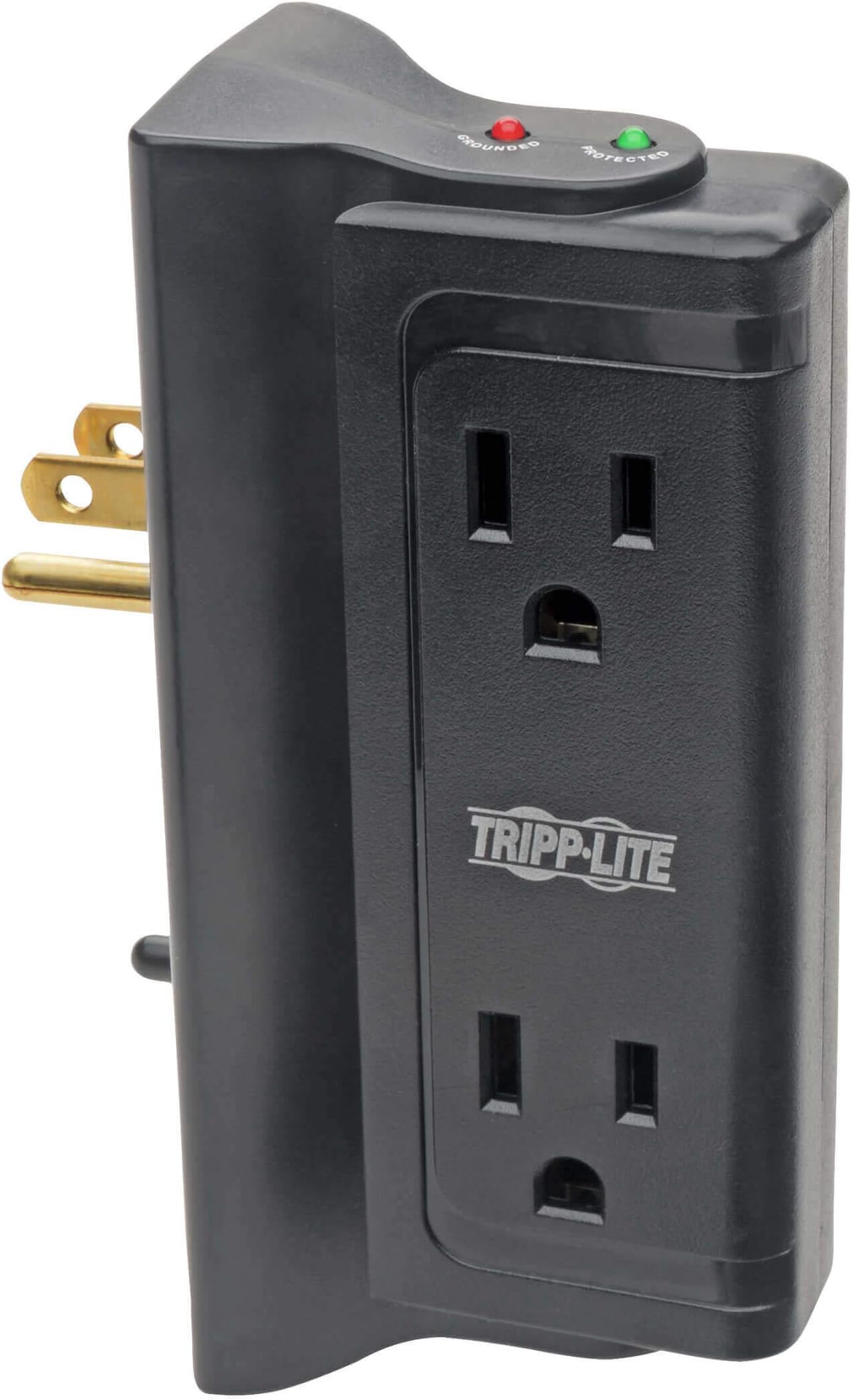 Amazon.com: Tripp Lite 4 Side Mounted Outlet Surge Protector Power ...