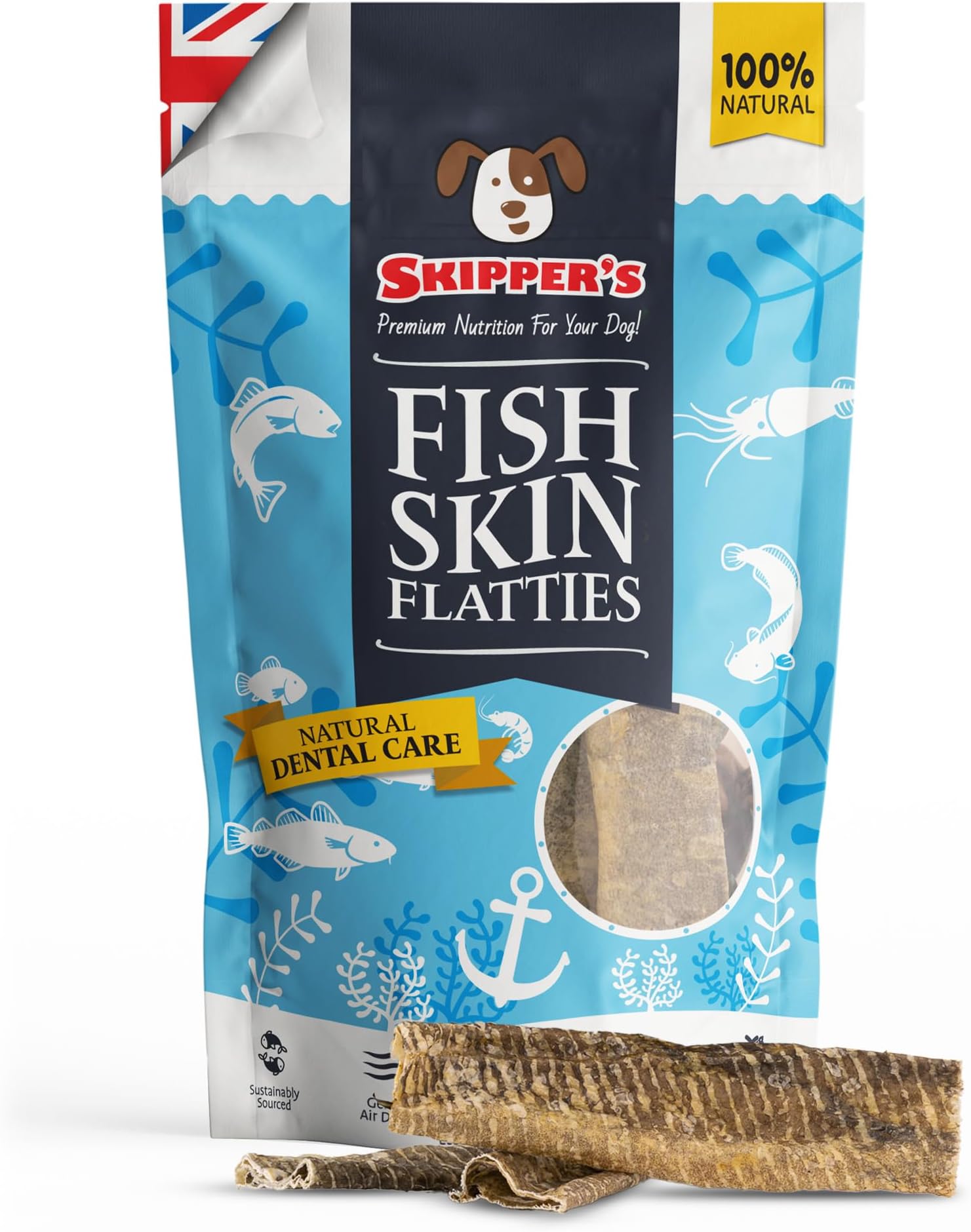 Fish 4 Dogs - Sea Jerky - Fish Bones Dental Chews, Treats For Dogs ...
