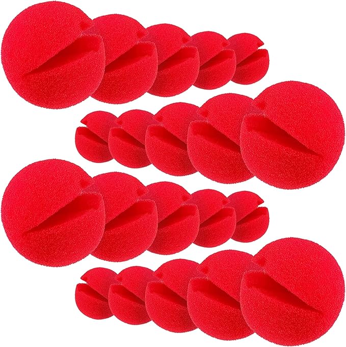 Red Foam Clown Nose Red Sponge Noses Red Clown Nose Cosplay Nose for ...