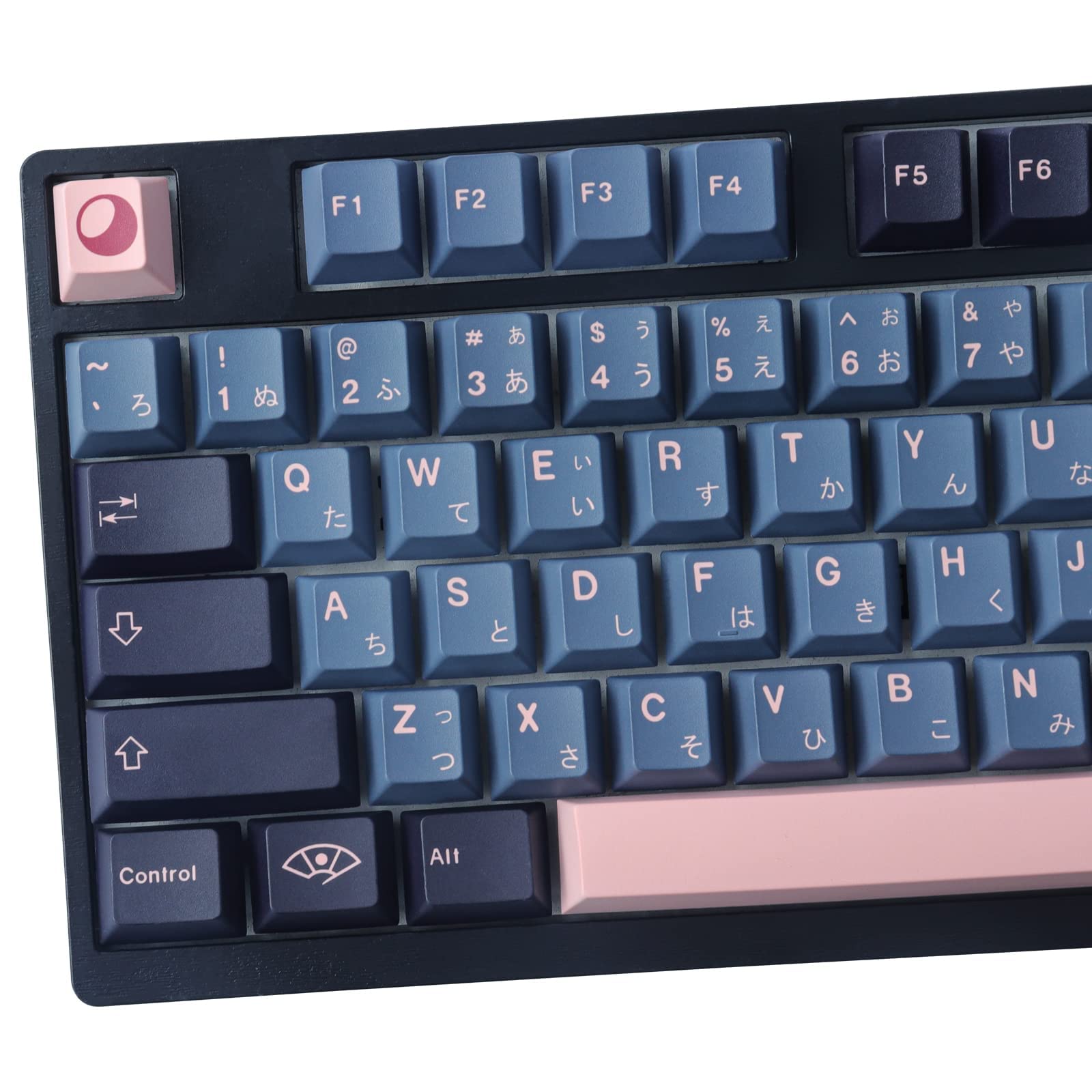Buy Tsungup Japanese NightSakura Cherry Profile Keycaps - 134 Keys Dye ...