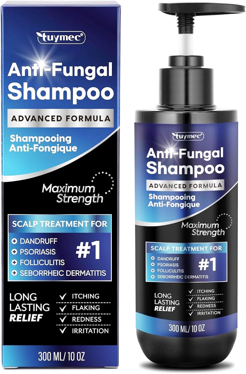 Amazon.com : Tuymec Psoriasis Shampoo, Seborrheic Dermatitis ...
