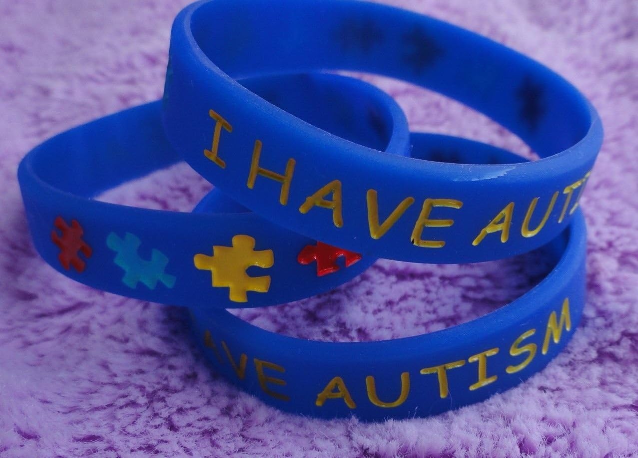 Amazon.com: I Have Autism - Medical Alert Autism Awareness Blue ...