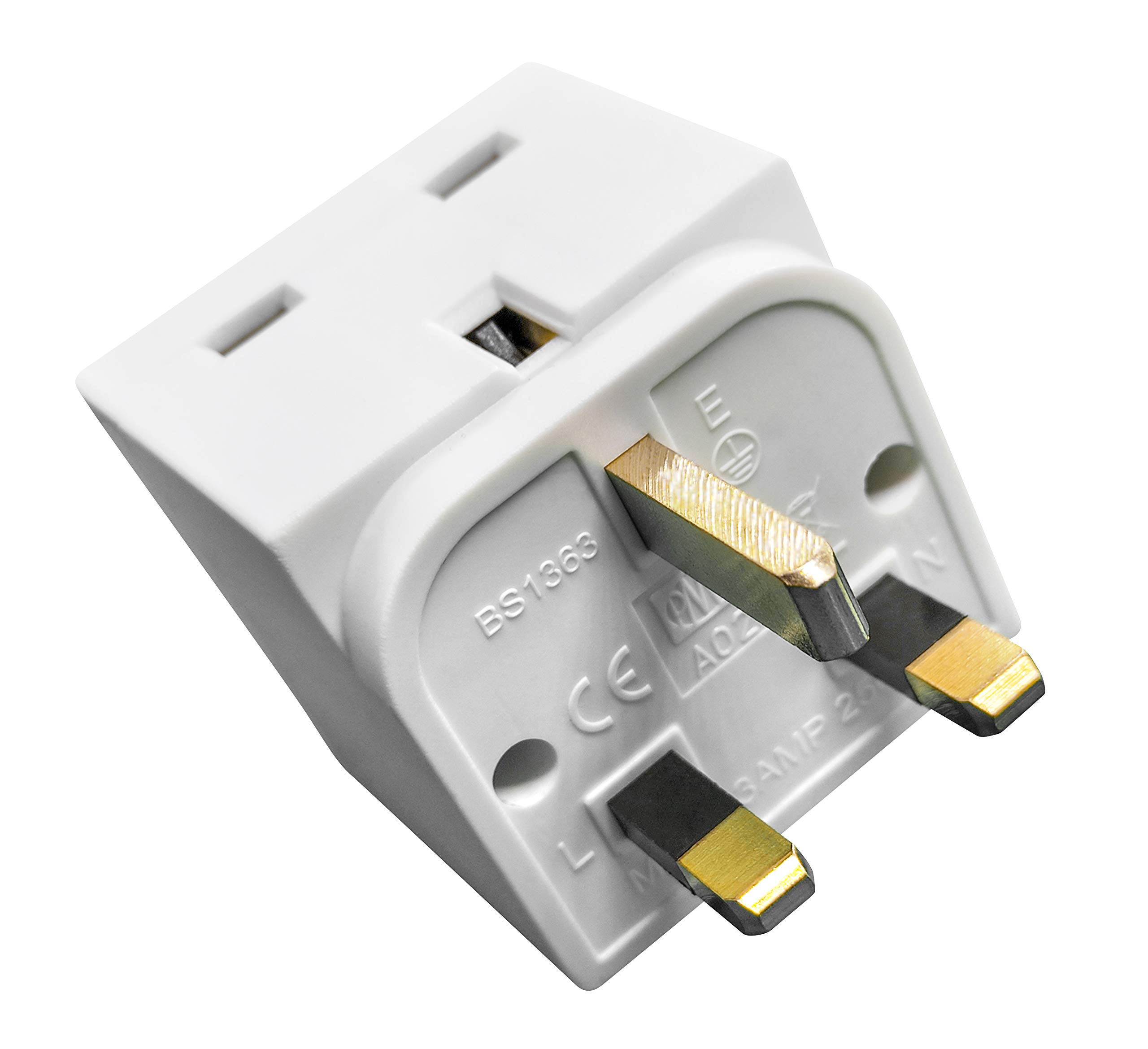 2 Way Multi Plug Adaptor 3 Pin Uk Socket Extender | Desertcart OMAN