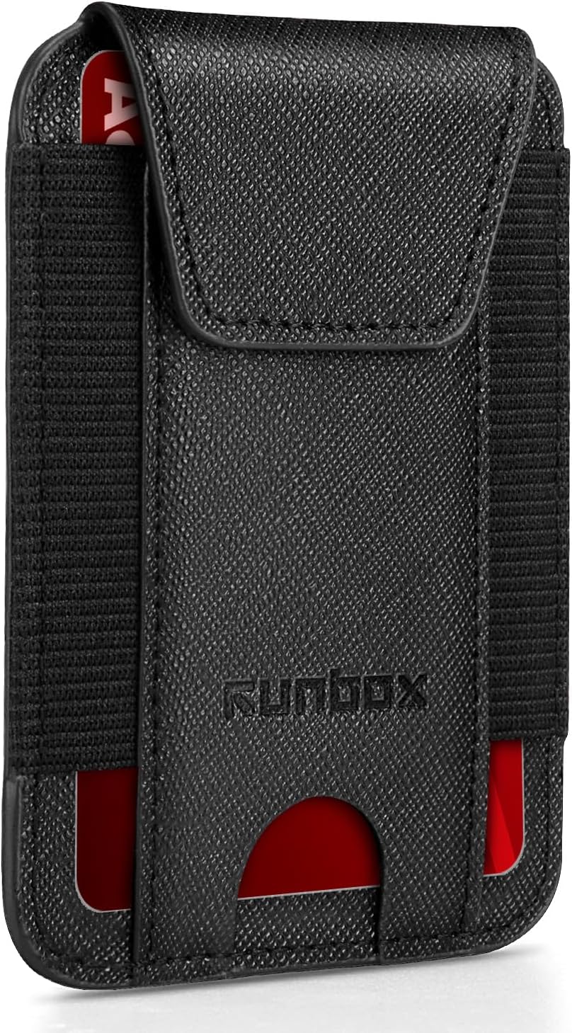 Amazon.com: RUNBOX Wallet for Men 6-8 Cards With ID Window RFID ...
