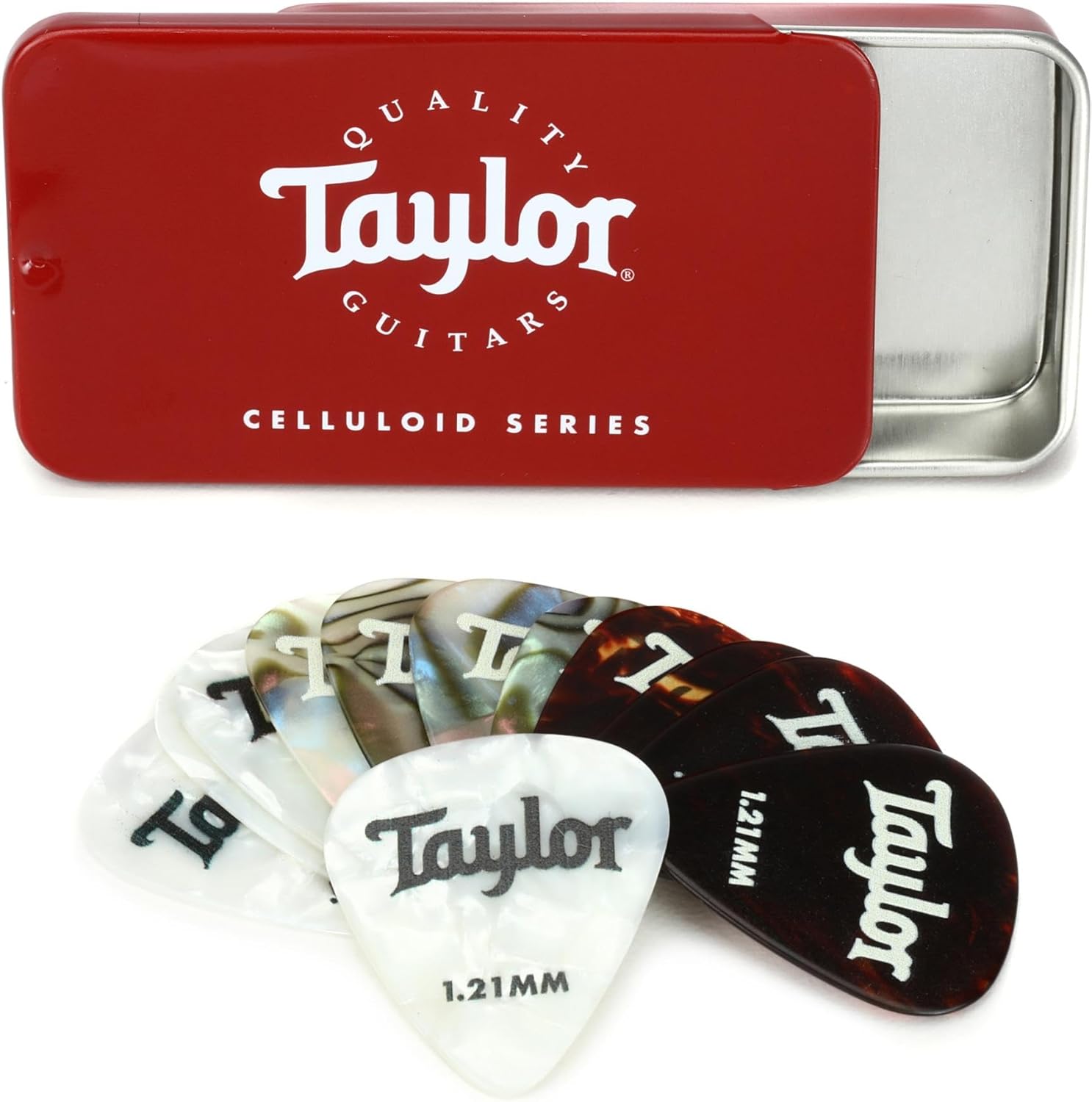 Amazon.com: Taylor Celluloid Pick Tin : Musical Instruments