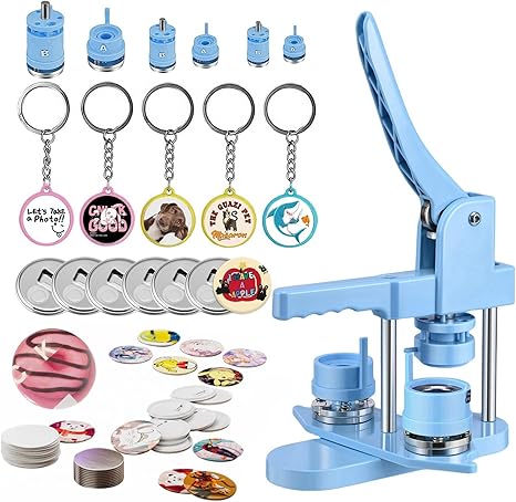 Amazon.com: Button Maker Machine - 3 Sizes (25mm, 32mm, 58mm) Pin Maker ...