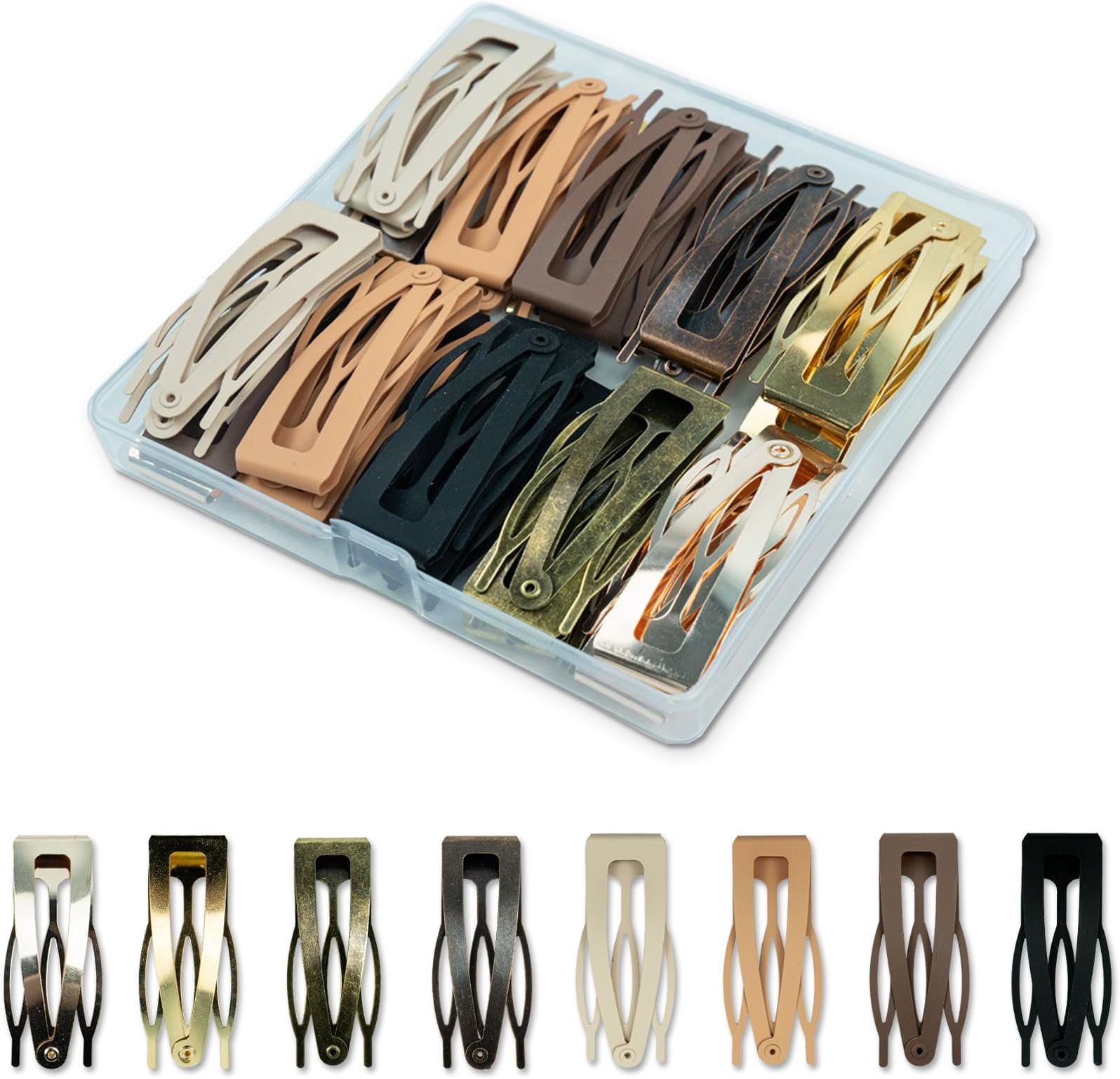 Amazon.com : 100pc/pack 1cm Hair Claws Clip for Women Girls Plastic ...