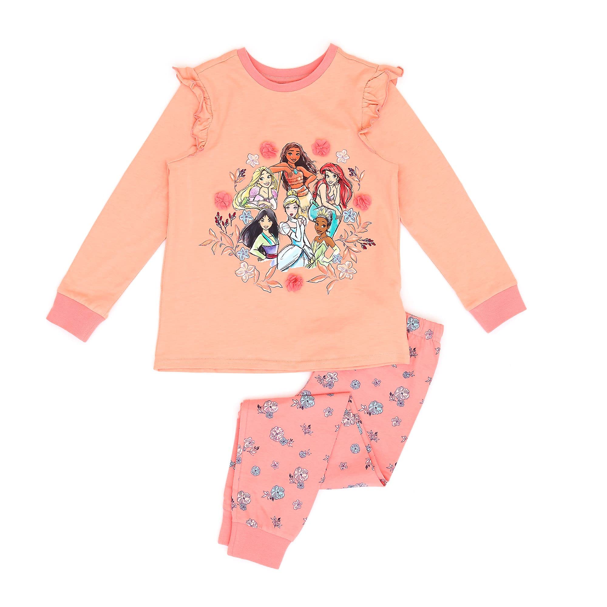 Buy Store Princess Kids Two-Piece Pyjamas Set, 100% Cotton, Long Sleeve ...