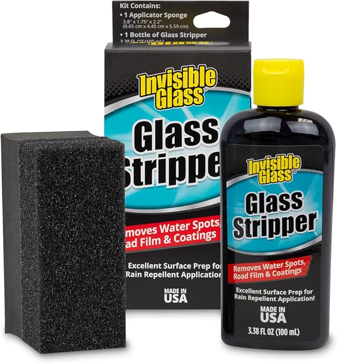 Invisible Glass 91411 3.38-Ounce Glass Stripper Water Spot Remover Kit ...