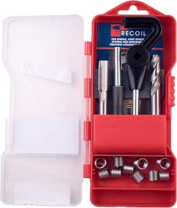 Recoil 37088 Metric M8-1 Thread Repair Kit - Multi-Colour : Amazon.co ...