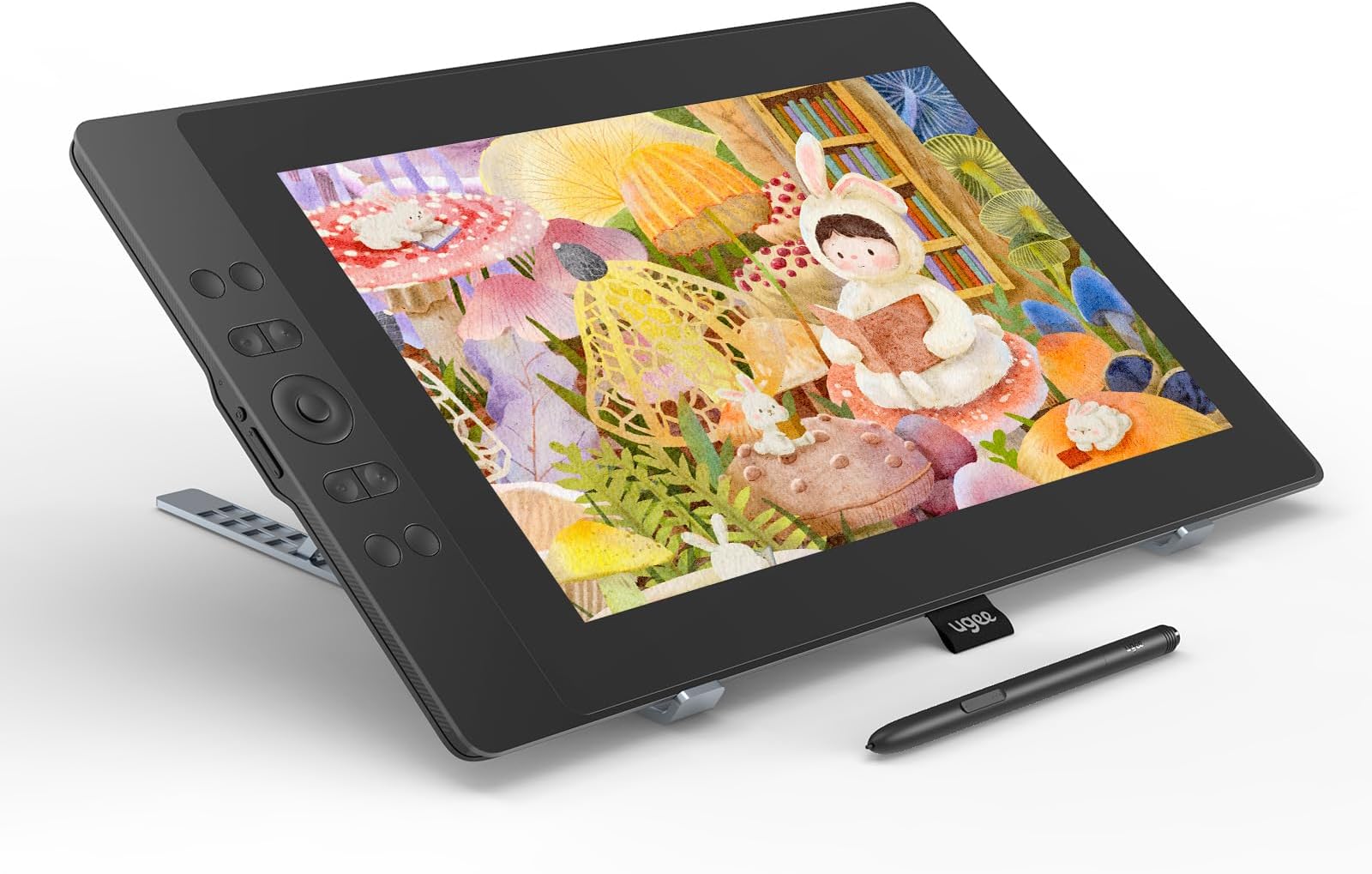 UGEE UE16 Tableta Gráfica con Pantalla de 15,4 Pulgadas, Lápiz con 16K ...