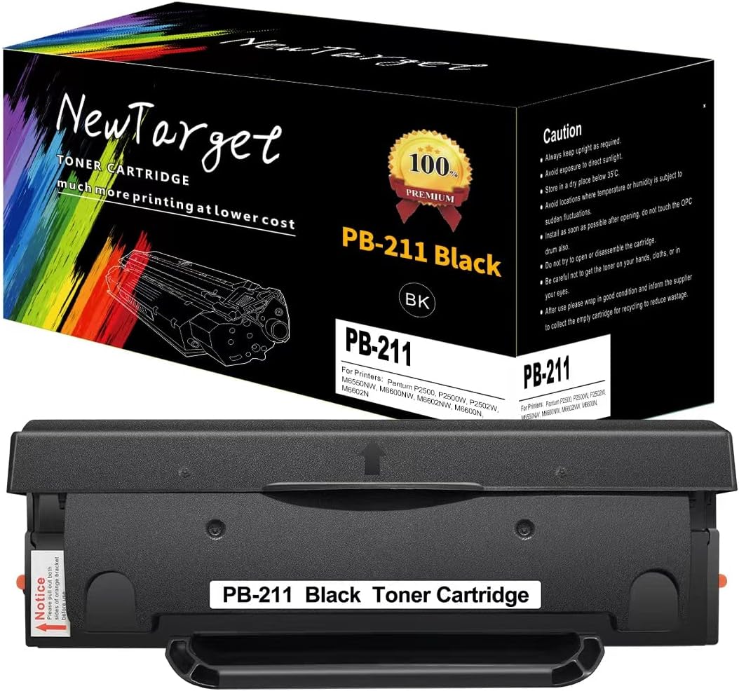Newtarget PB-211 PB-211EV PB211 PB211EV Toner Cartridge for Pantum ...