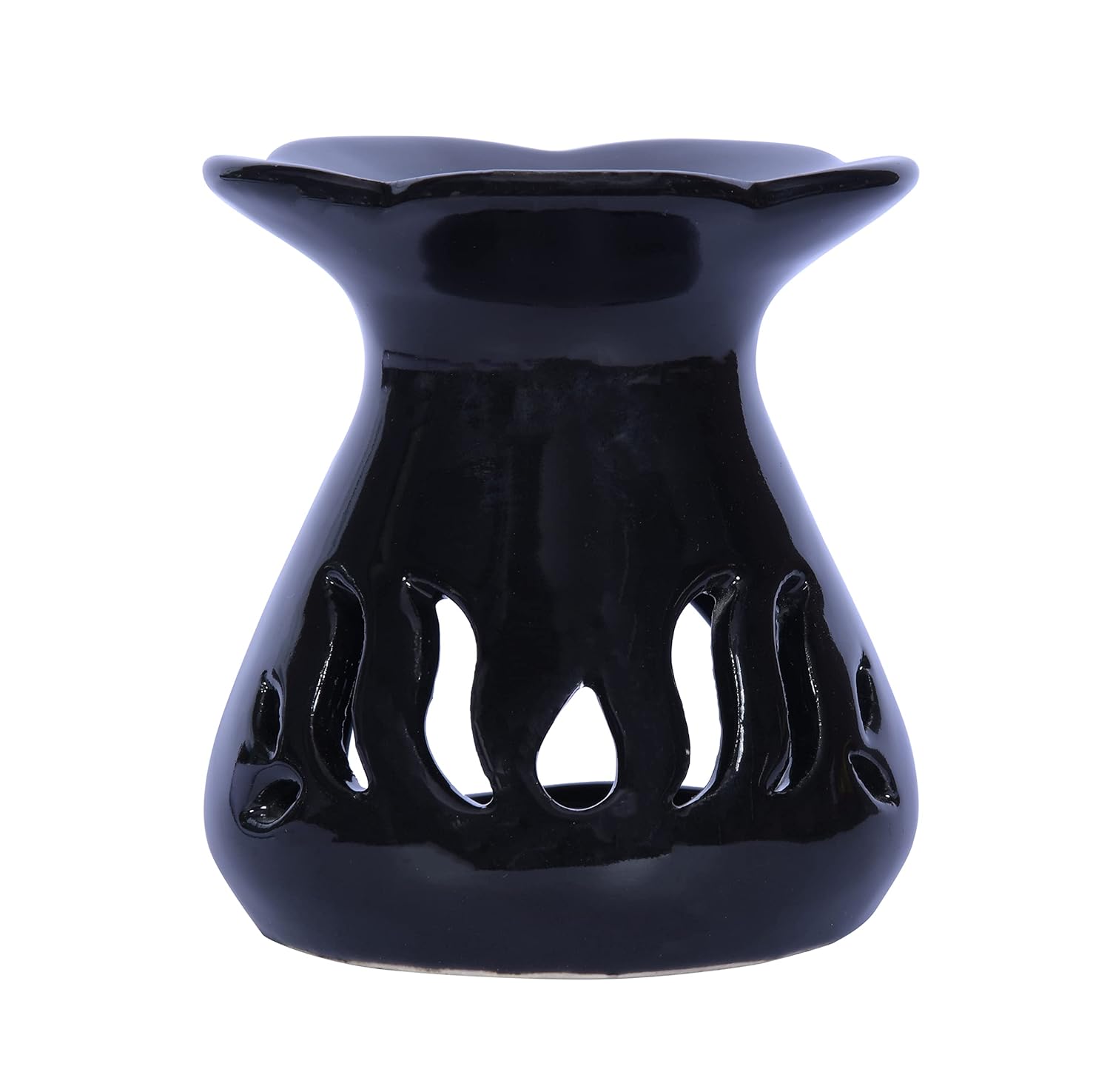 PEETUL Handmade Glazed Finished Ceramic Aroma Burner Oil Diffuser for ...