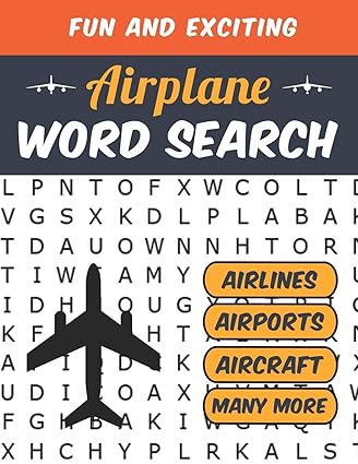 Airplane Word Search: Airline Pilot Gifts Aviation Themed Puzzles for ...