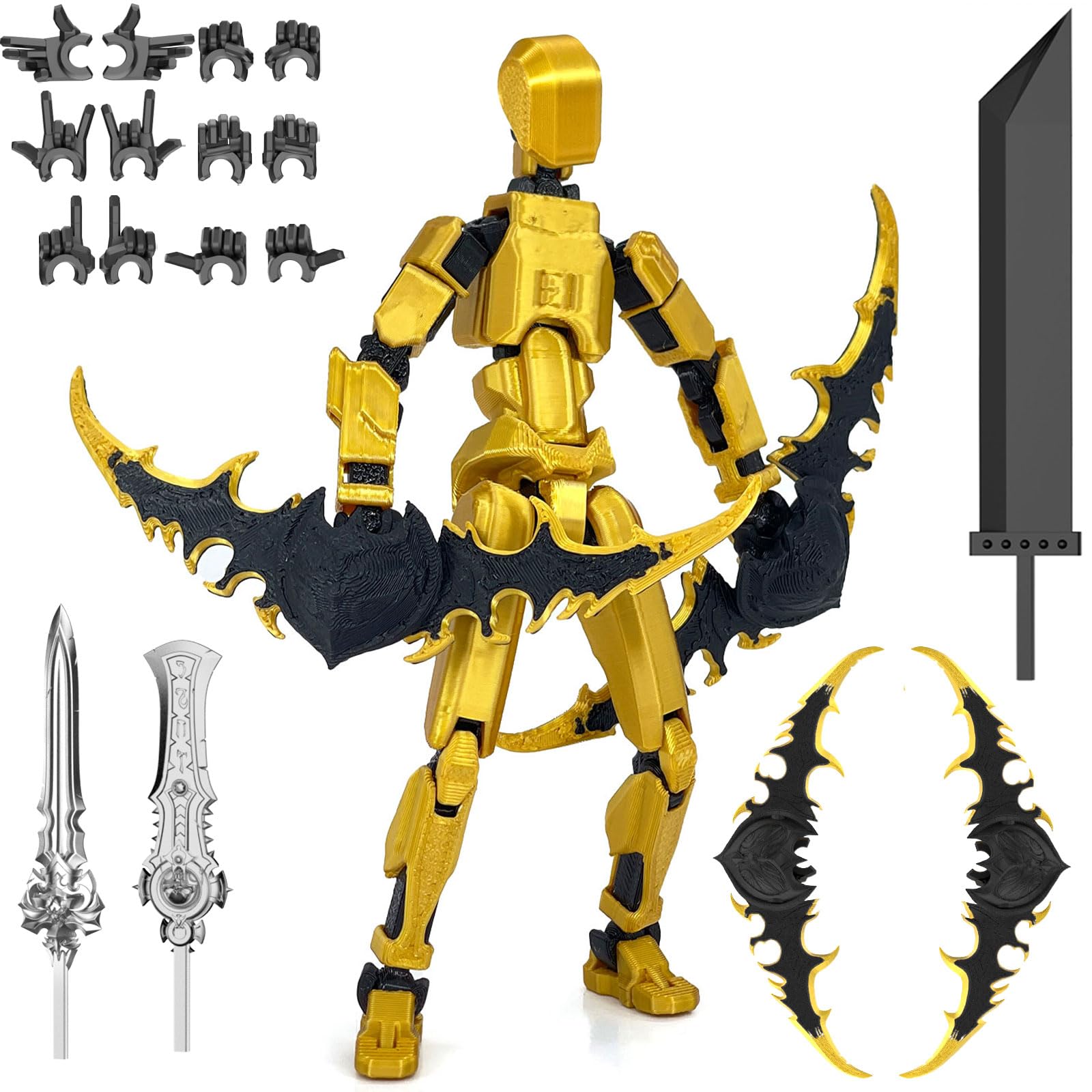 Snapklik.com : (Assembly Completed) T13 Action Figure Set, Titan 13 ...