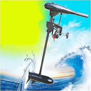BKGDO Electric Trolling Motor 18LBS 12V Inflatable Boat Electric ...