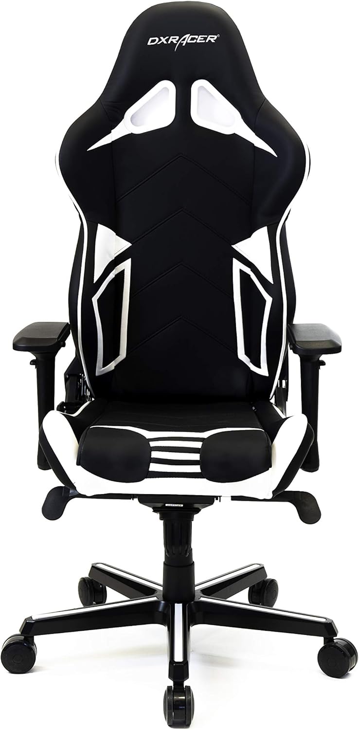 DXRacer Gaming Stuhl, OH/RV131/NW, R-Serie, schwarz-weiß : Amazon.de ...