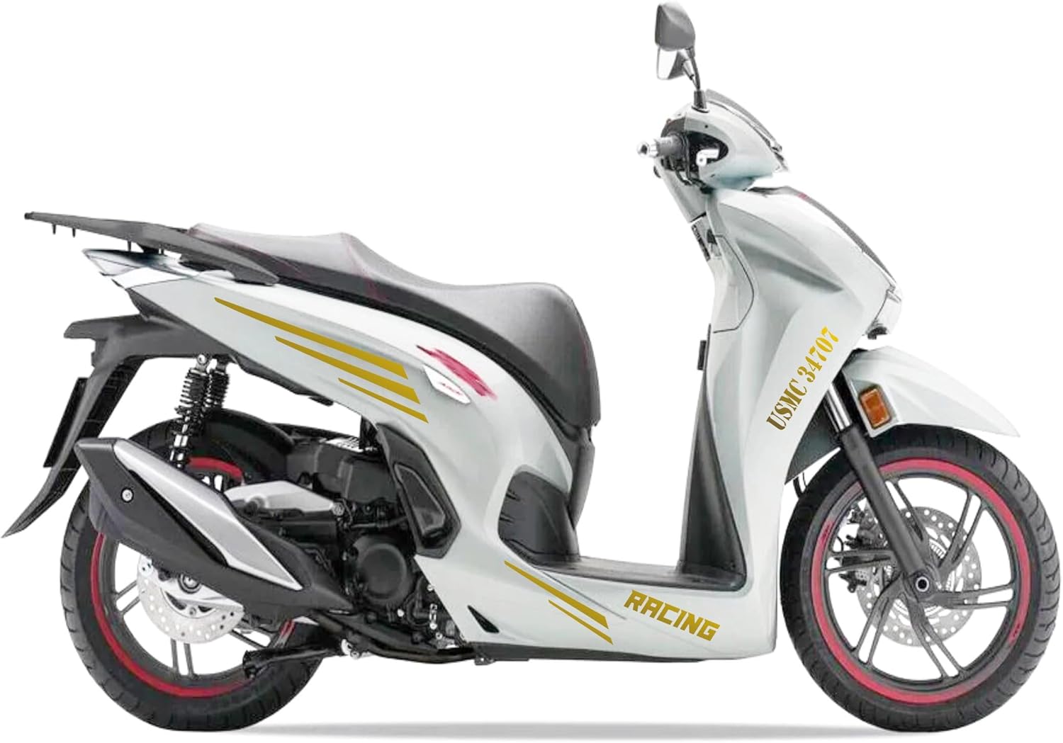 Kit adesivi Compatibili con h onda SH 350 SH350 decal grafica completa ...