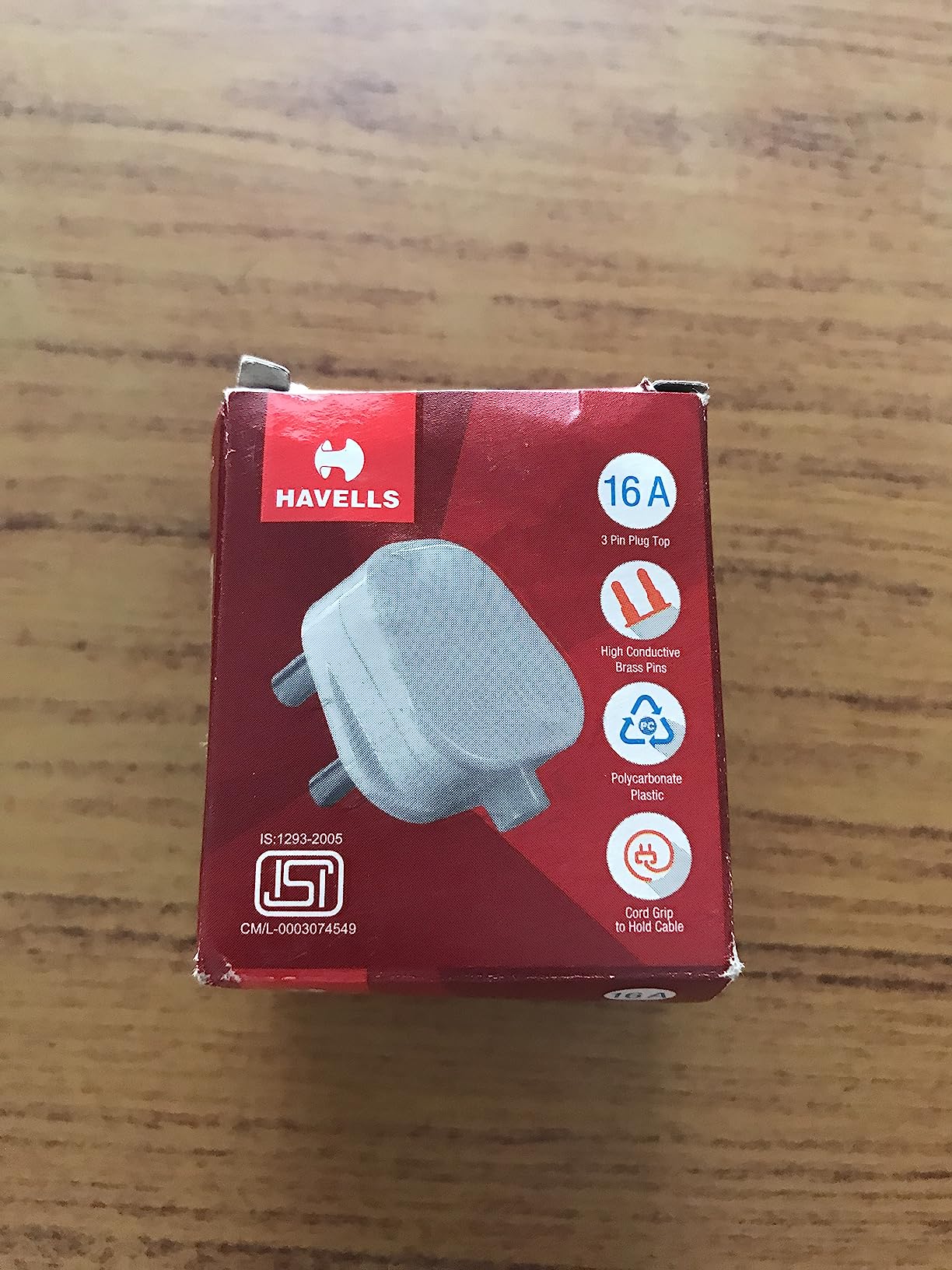 Havells 16A 3 Pin Plug, Ahlgxxw163 : Amazon.in: Home & Kitchen