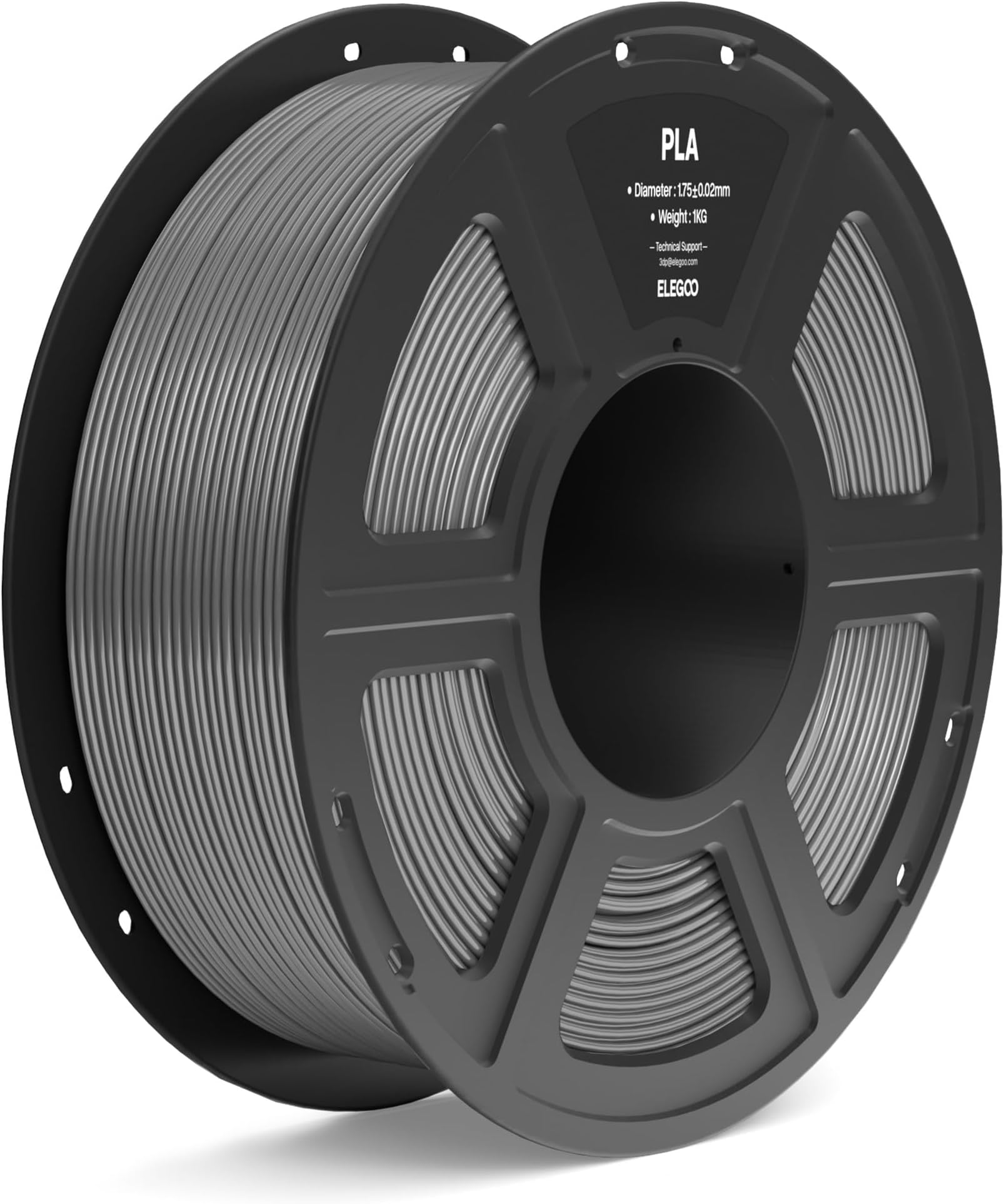 Best Deal - ELEGOO PLA Filament 1.75mm Space Gray 1KG, 3D Printer ...
