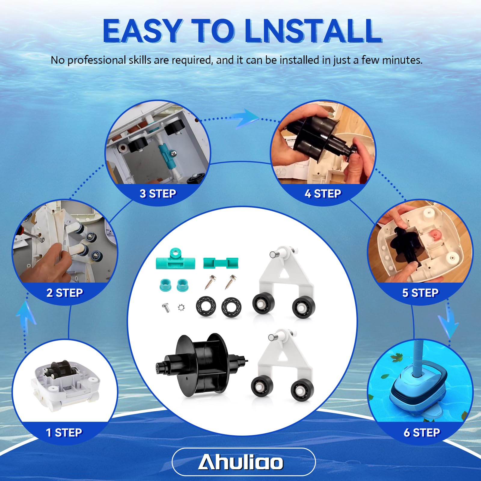 Snapklik.com : AXV621DAT Pool Cleaner Turbine/A-Frame Kit For Hayward ...