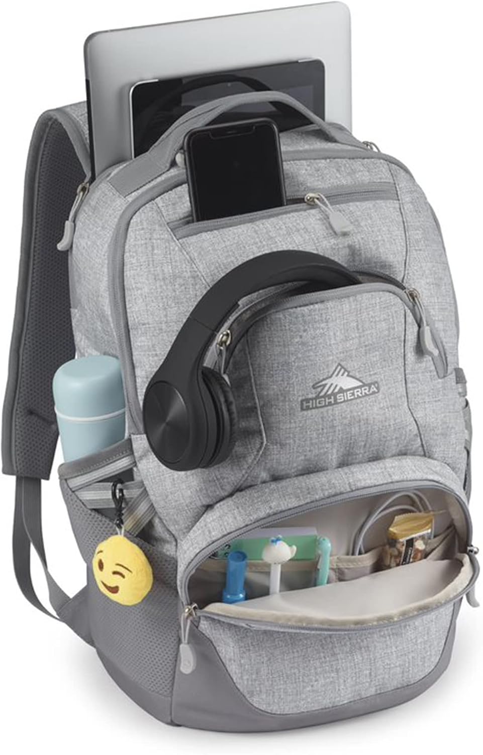 High Sierra Swoop SG Backpack, Travel or Work Laptop Bookbag with Drop ...