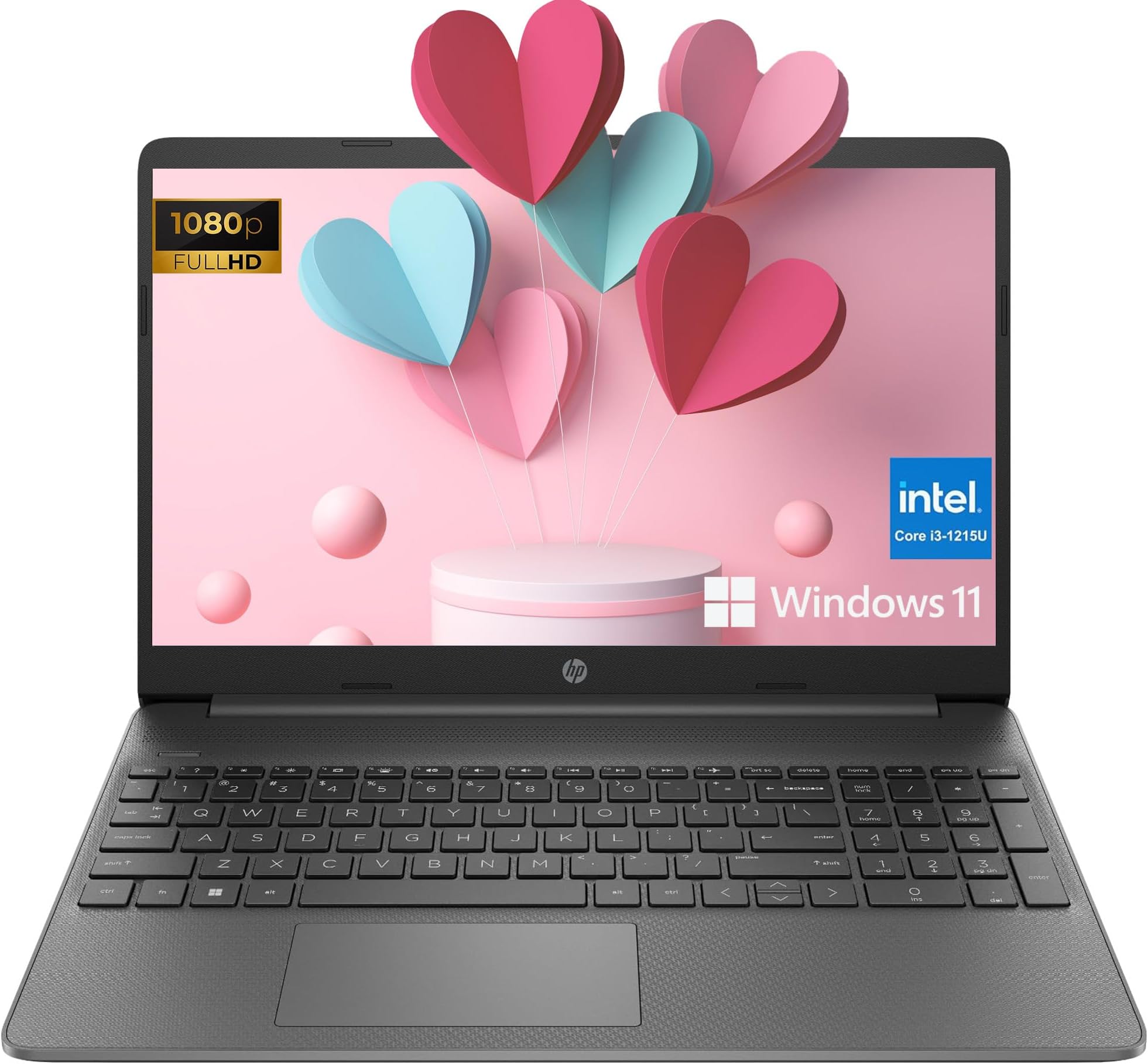 Amazon.com: HP 15" FHD Notebook Laptop, Intel Core i3-1215U(6-Core ...