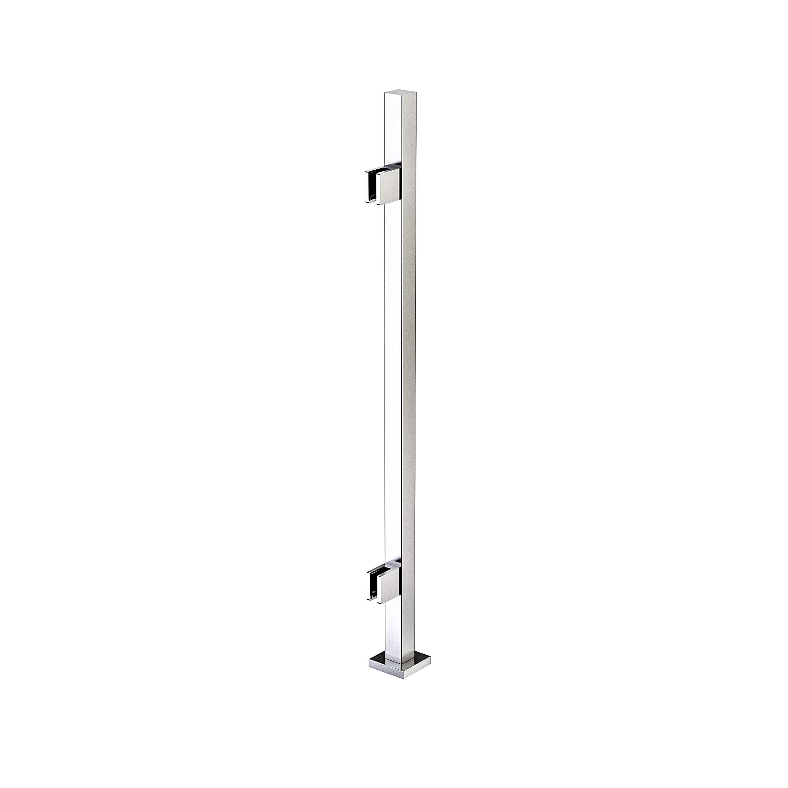 Buy Inline Design Modular Glass Railing Systems Square Post Without