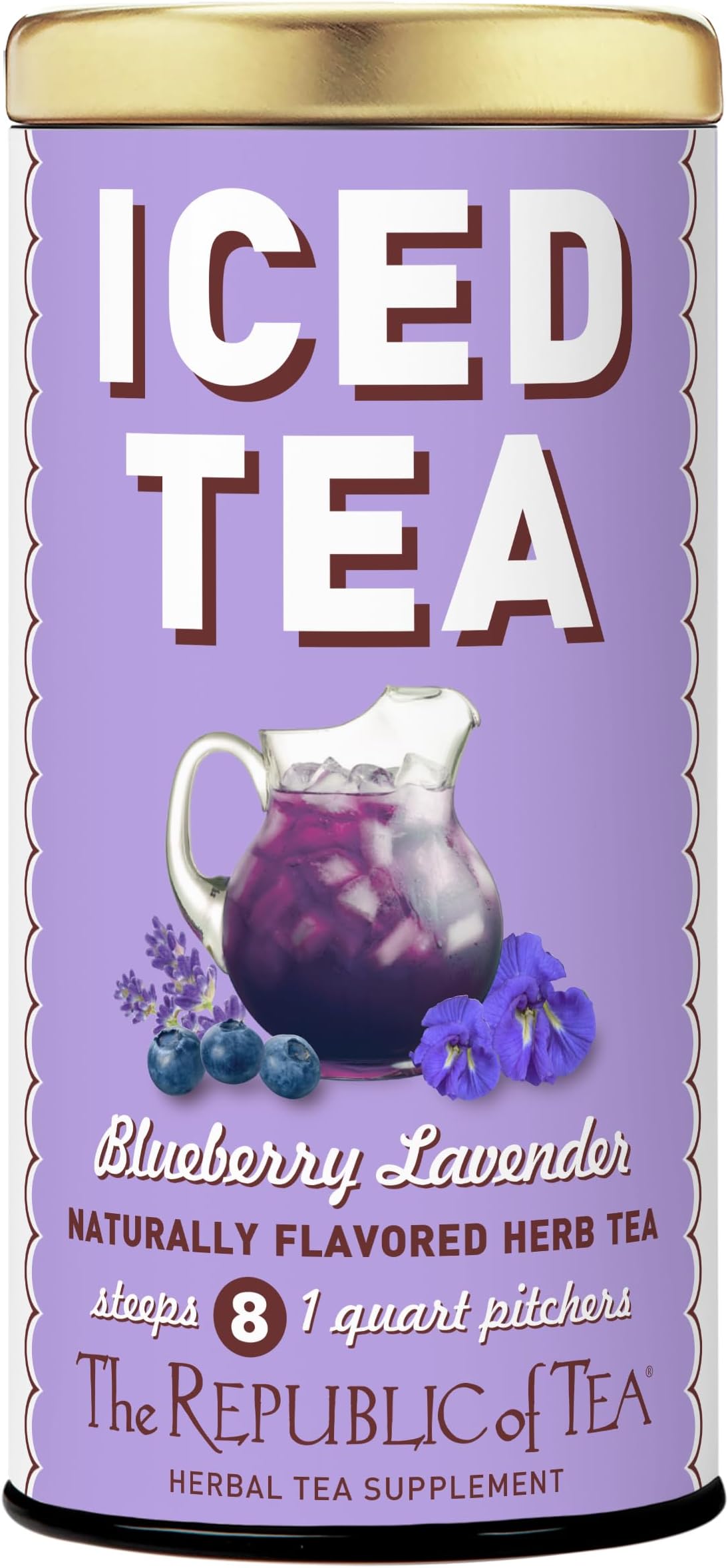 Amazon.com : The Republic of Tea - Black Iced Tea Bundle Ginger Peach ...