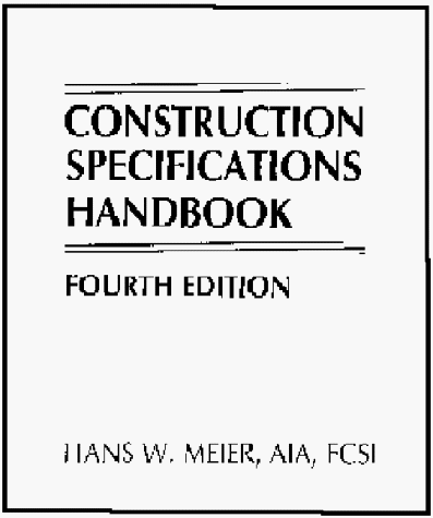 Buy Construction Specifications Handbook Book Online at Low Prices in ...