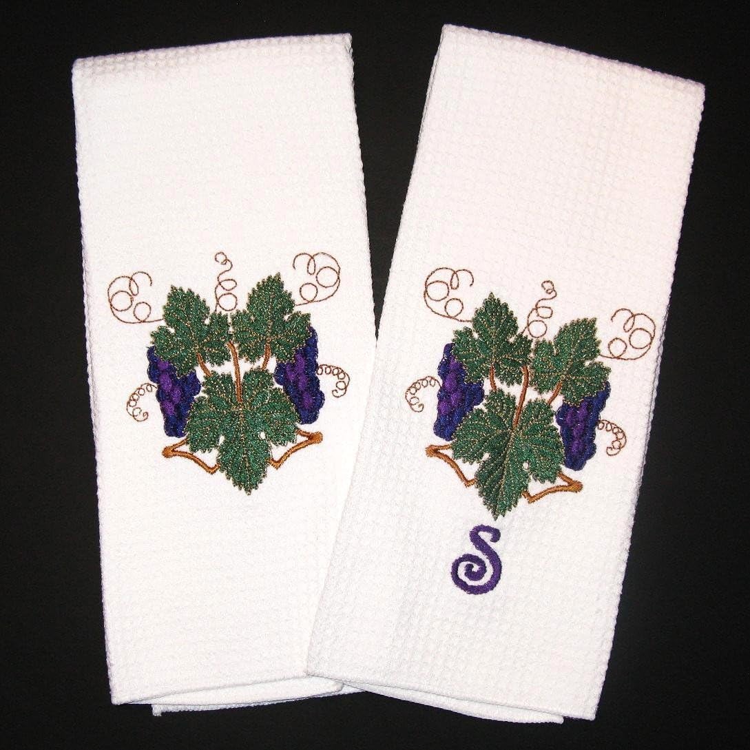 Amazon.com: Large Grapevine Kitchen TowelsSet of 2 : Everything Else