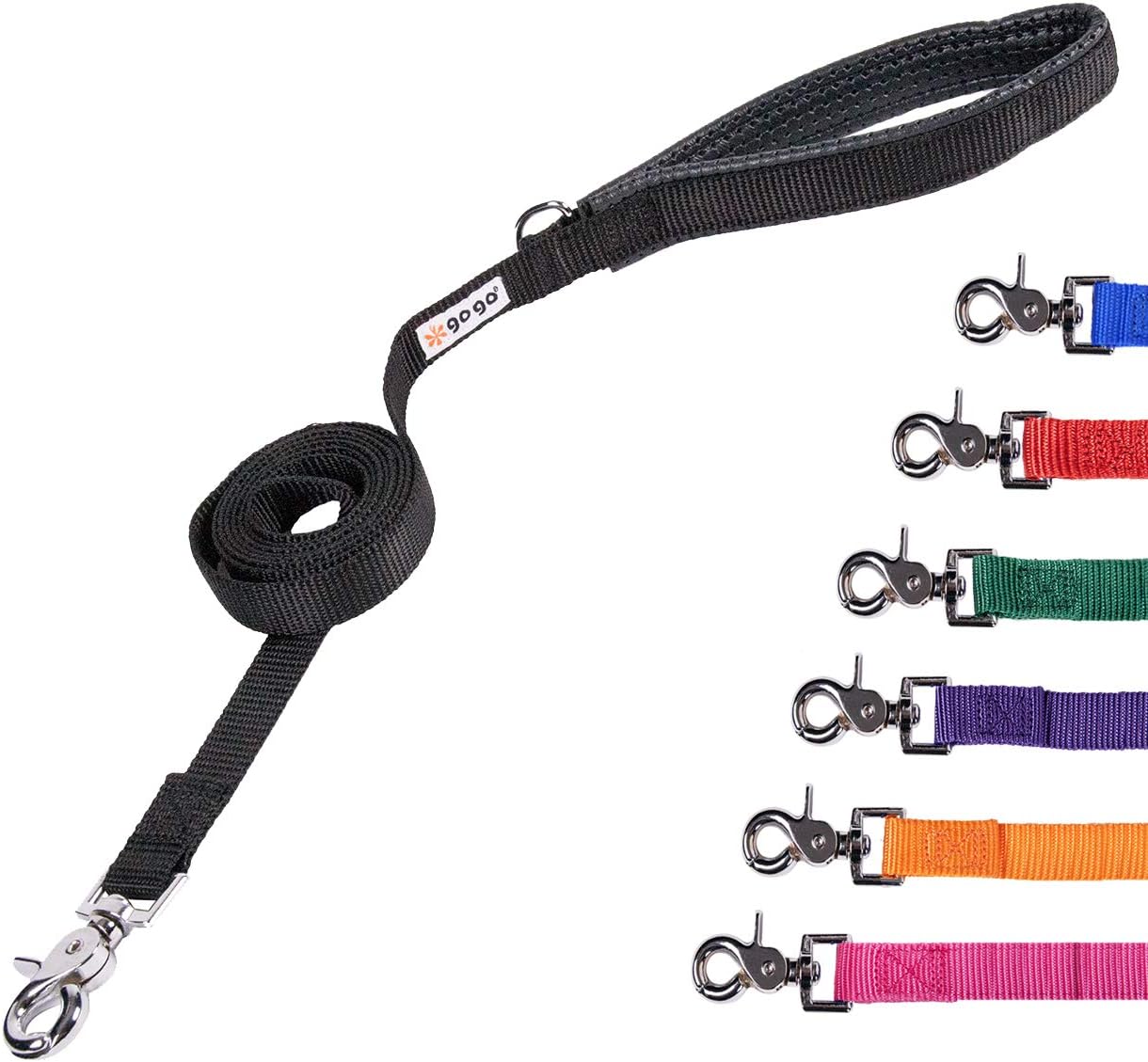 Amazon.com : Reflective Dog Leash for Small Dogs, 3/8" wide, 6' long ...